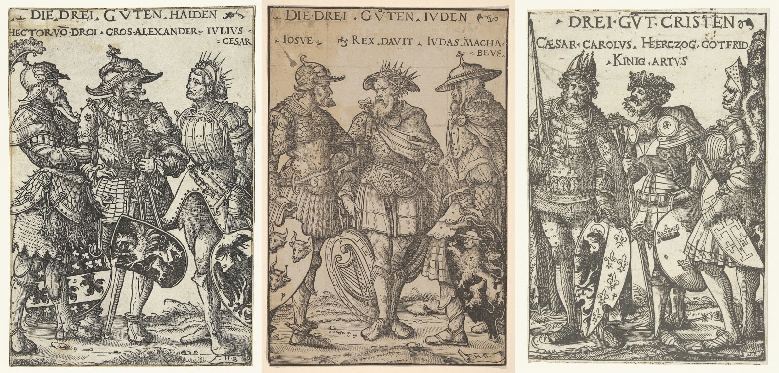 Hans Burgkmair the Elder: The Nine Worthies (1516 - 1519)