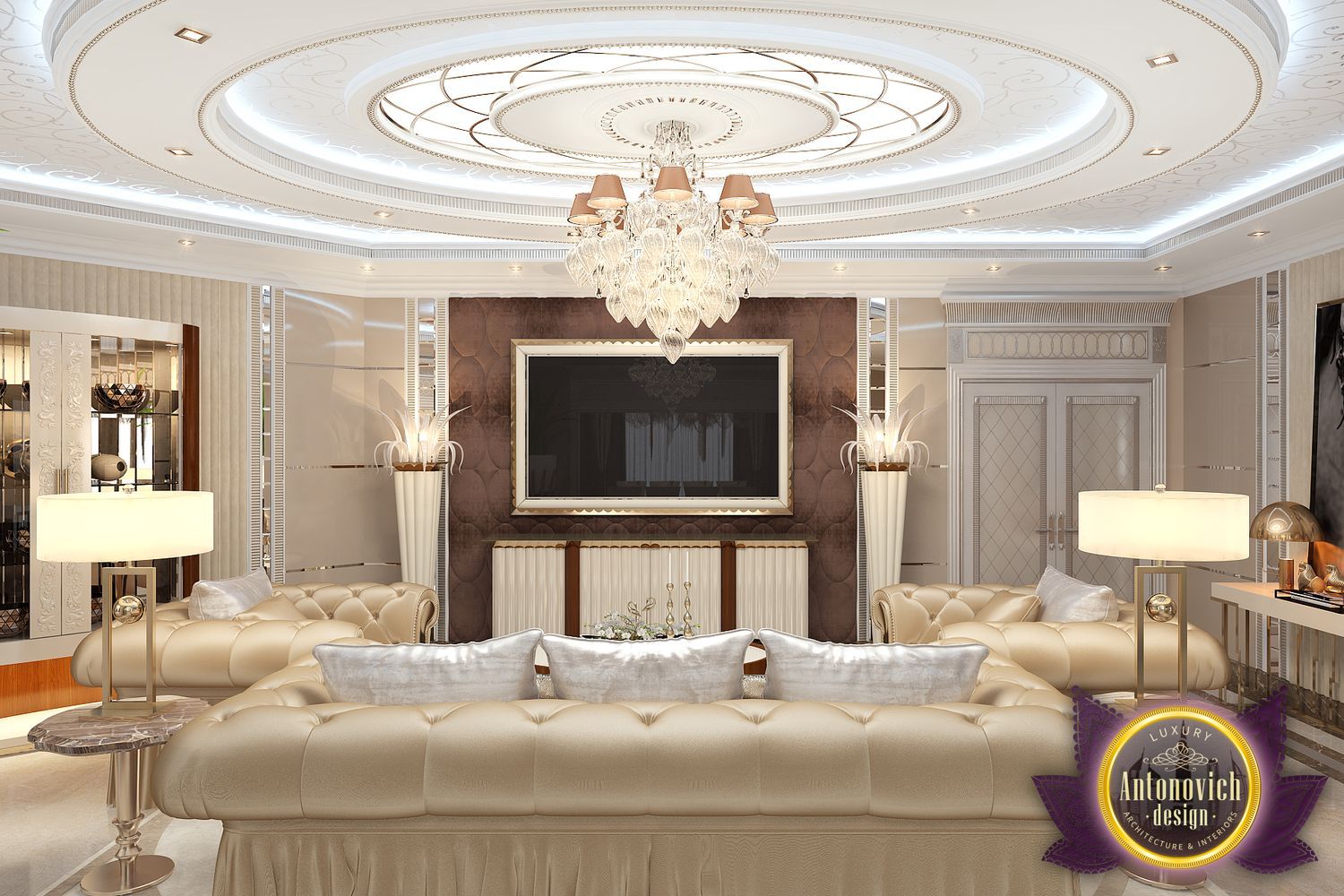 Kenyadesign: Living Room Decoration Ideas by Luxury Antonovich Design