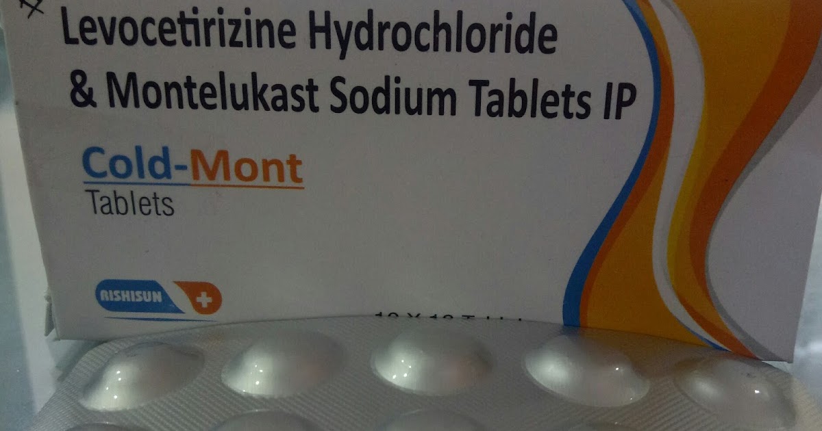 Cold-Mont Tablets-Levocetirizine Hydrochloride & Montelukast Sodium Tablets