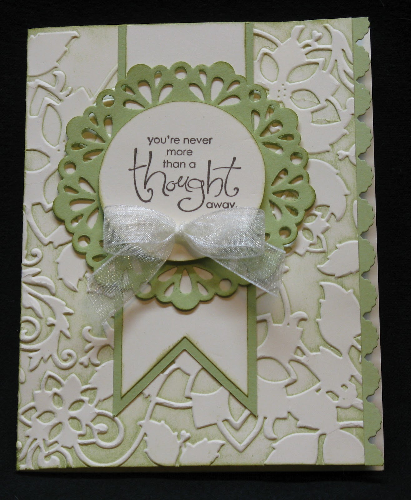 Jen's Creation Station Studio: Doily Card