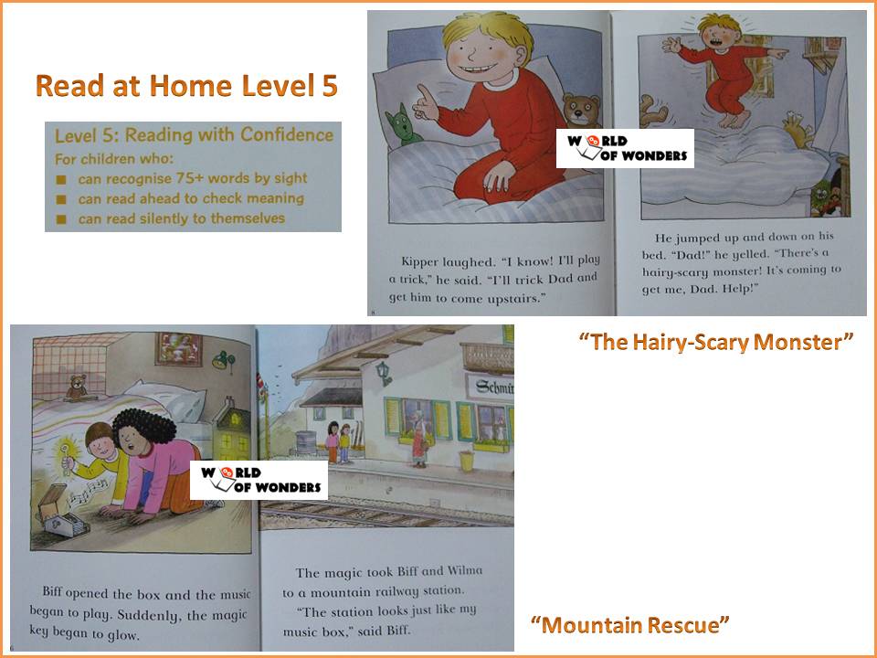 World of Wonders: Read at Home Levels 1 – 5 (Set A) / (Set B)