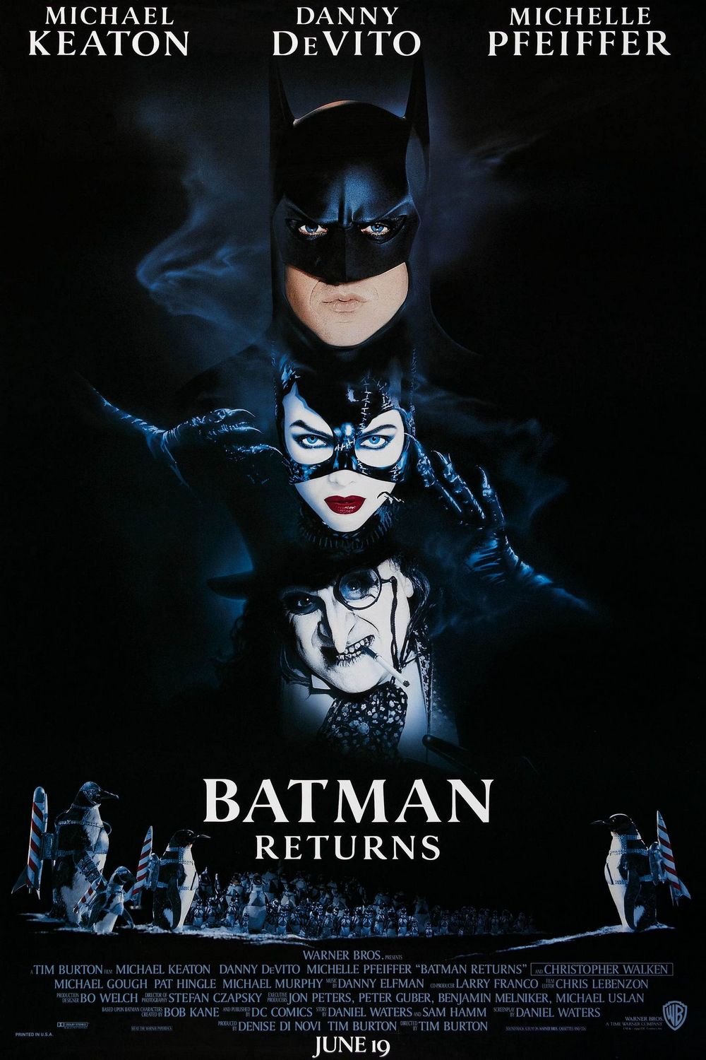 The Geeky Nerfherder Movie Poster Art Tim Burtons Batman 1989 And Batman Returns 1992