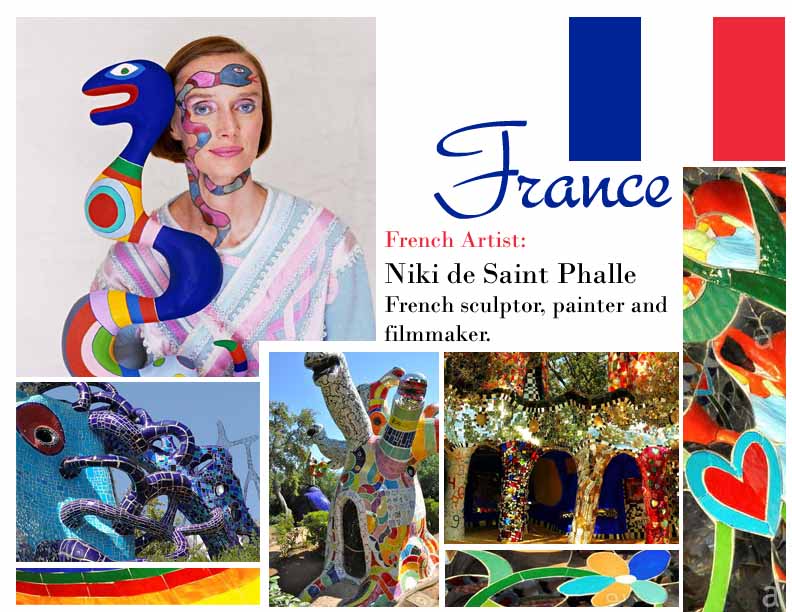 My life as an artist: Mixed Media Around The World: France