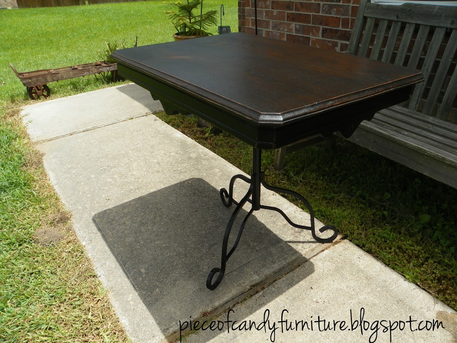 Piece Of Candy Furniture: Custom Made Iron Wood Table.....