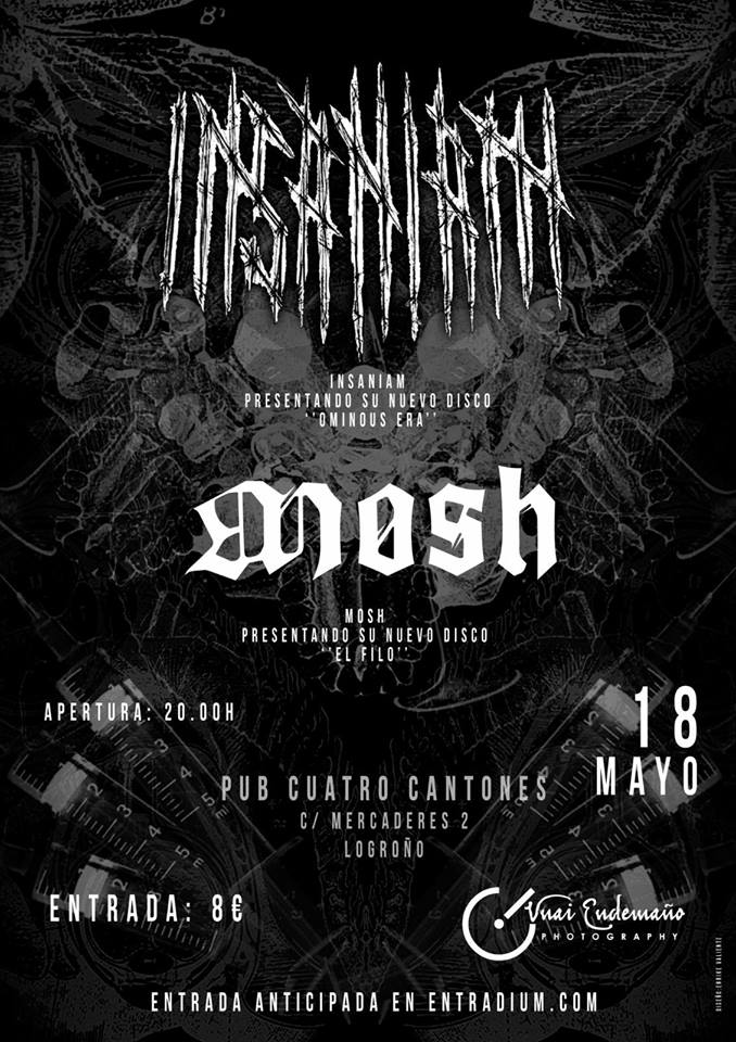 RUIDO NOISE: INSANIAM & MOSH (PUB CUATRO CANTONES, LOGROÑO)