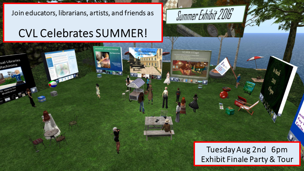 Community Virtual Library Celebrates "Summer in the Park" ~ The SL Enquirer