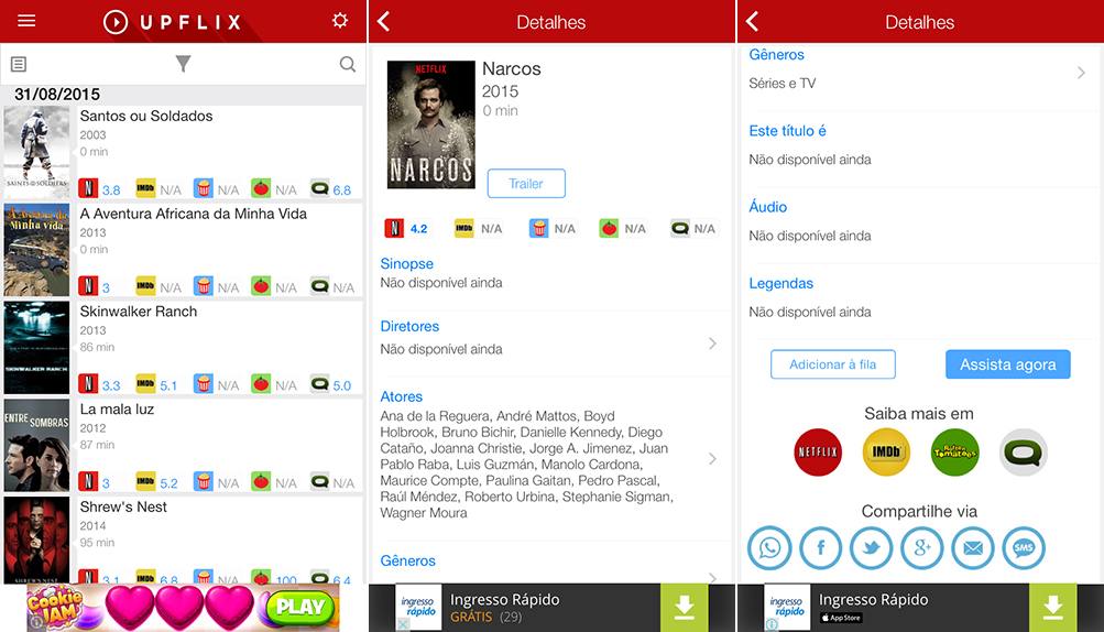 Aplicativo para Baixar: Upflix | Blogando com Amor