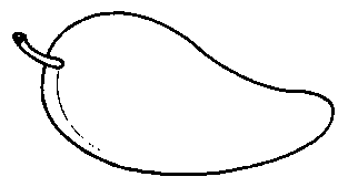 Sekitar Kawasan Sekolah: Gambar outline_Buah Sayur