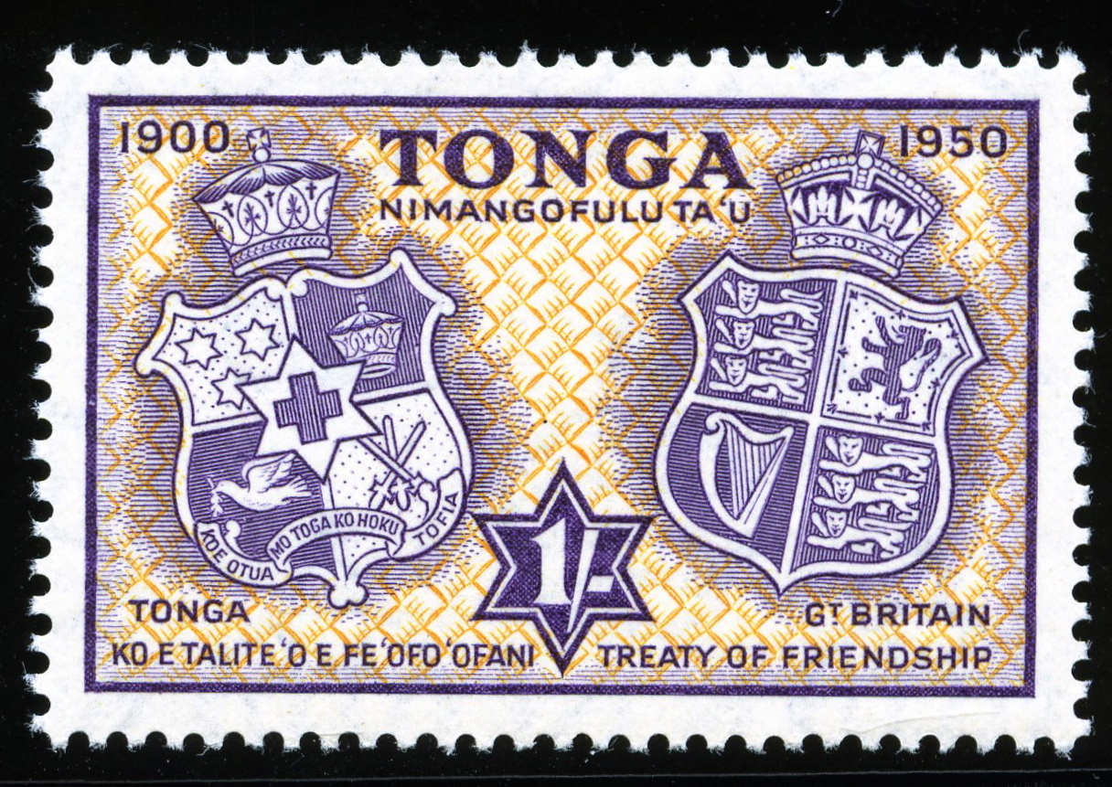 King George VI Postage Stamps: Tonga 1951 (2 July) 50th Anniv. of ...