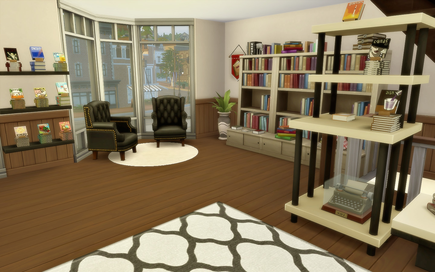 Pier Bookstore - The Sims 4 - Via Sims