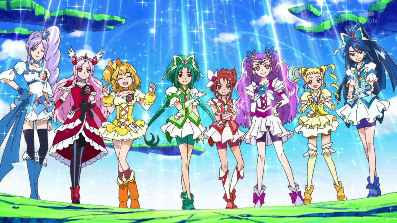 Hall of Anime Fame: Hugtto Precure Ep 37 Review: All Precures Assemble ...
