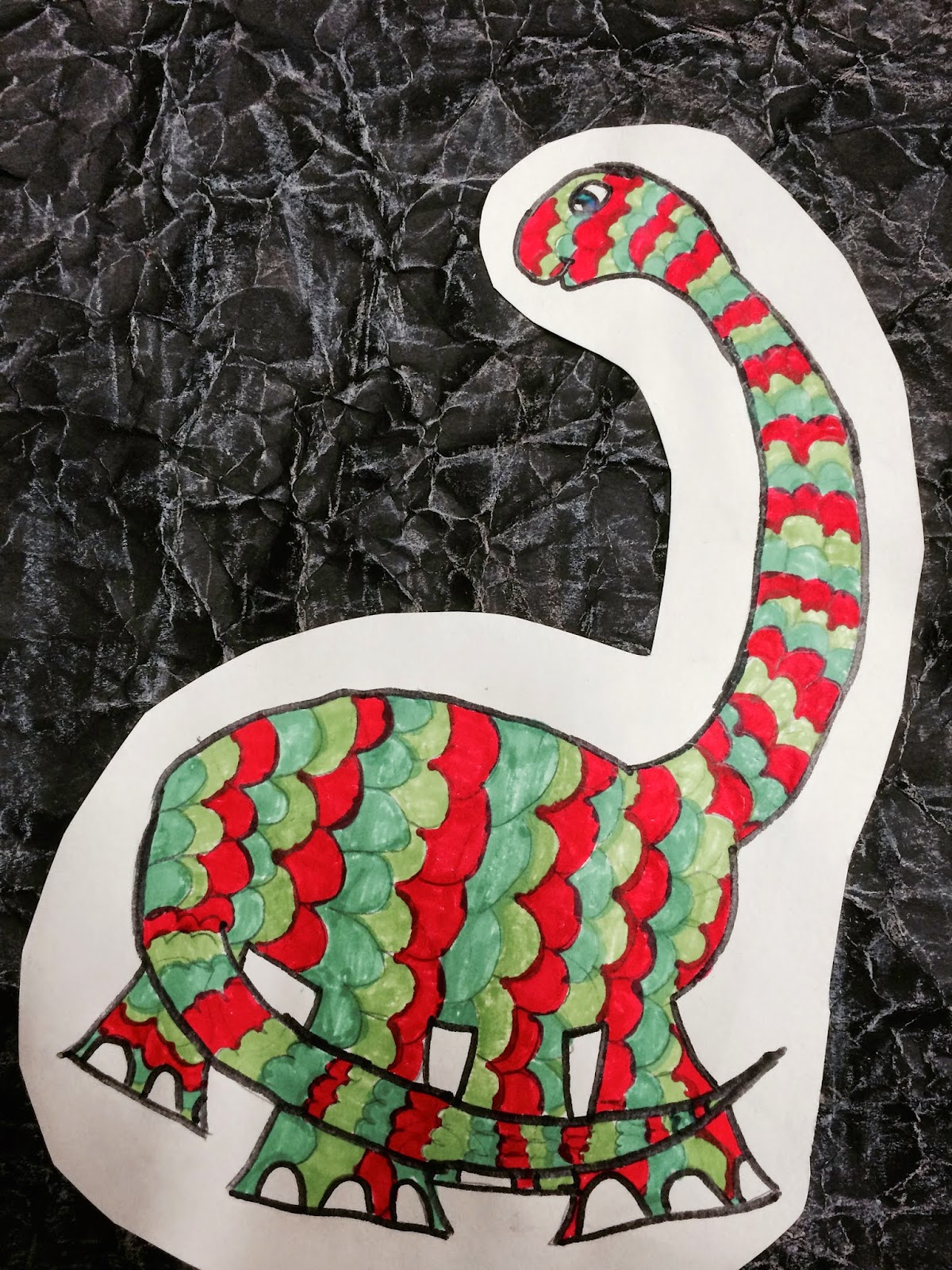 Art at Sanders Memorial: Dinosaur Designs