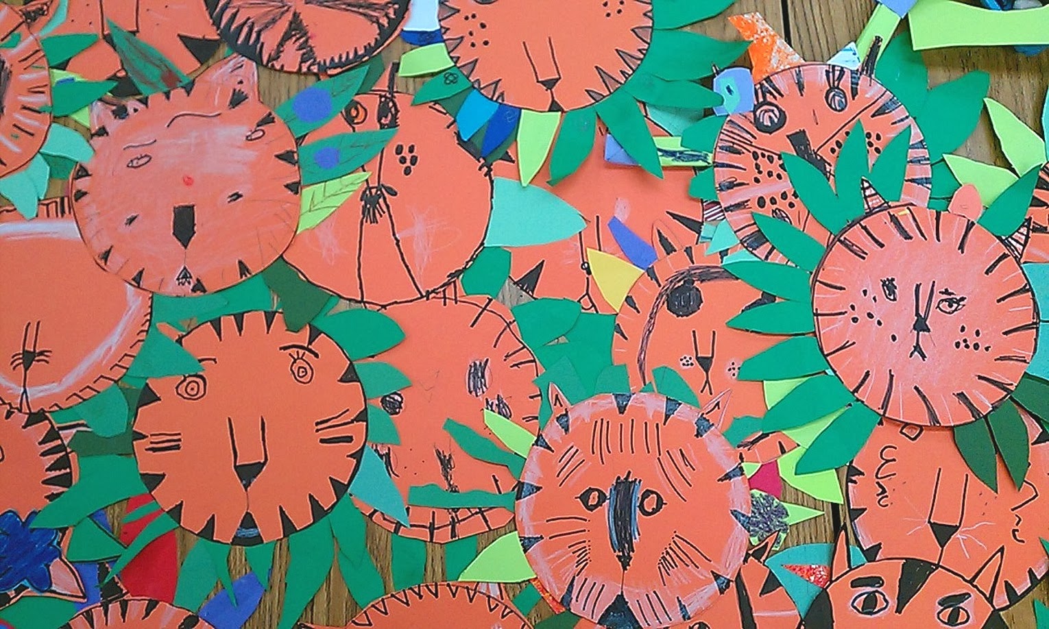 The David Lubin Art Studio: Tiger, Tyger burning bright!