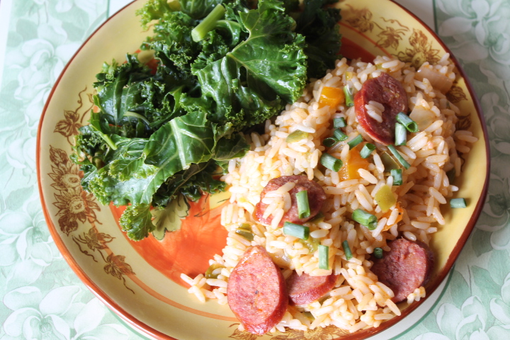 Mom's Frugal: Sausage Pilau