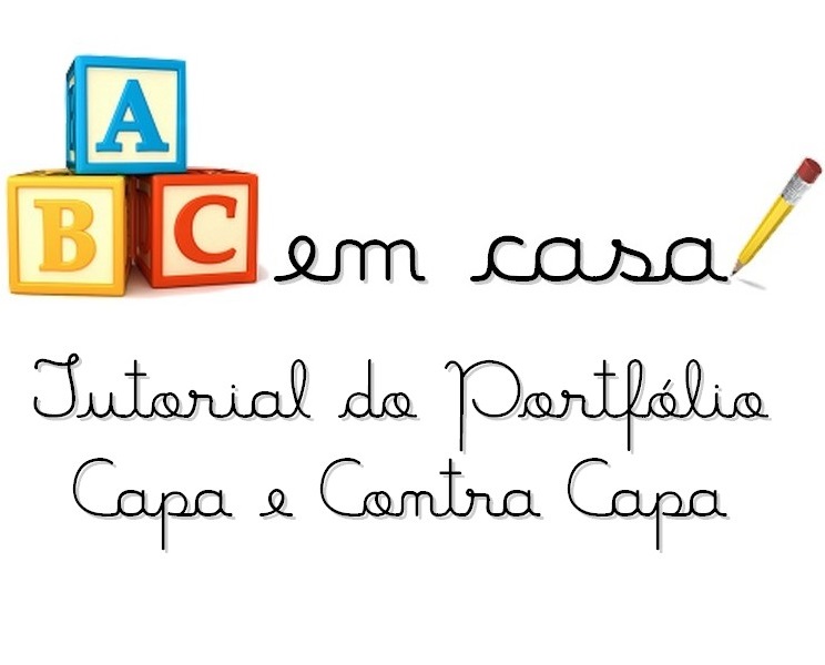 ABC em Casa: PASSO A PASSO → PORTFÓLIO: Capa e Contra Capa