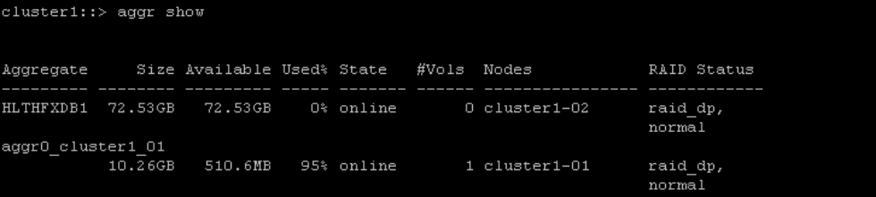 Netapp Library: Aggregate Relocation