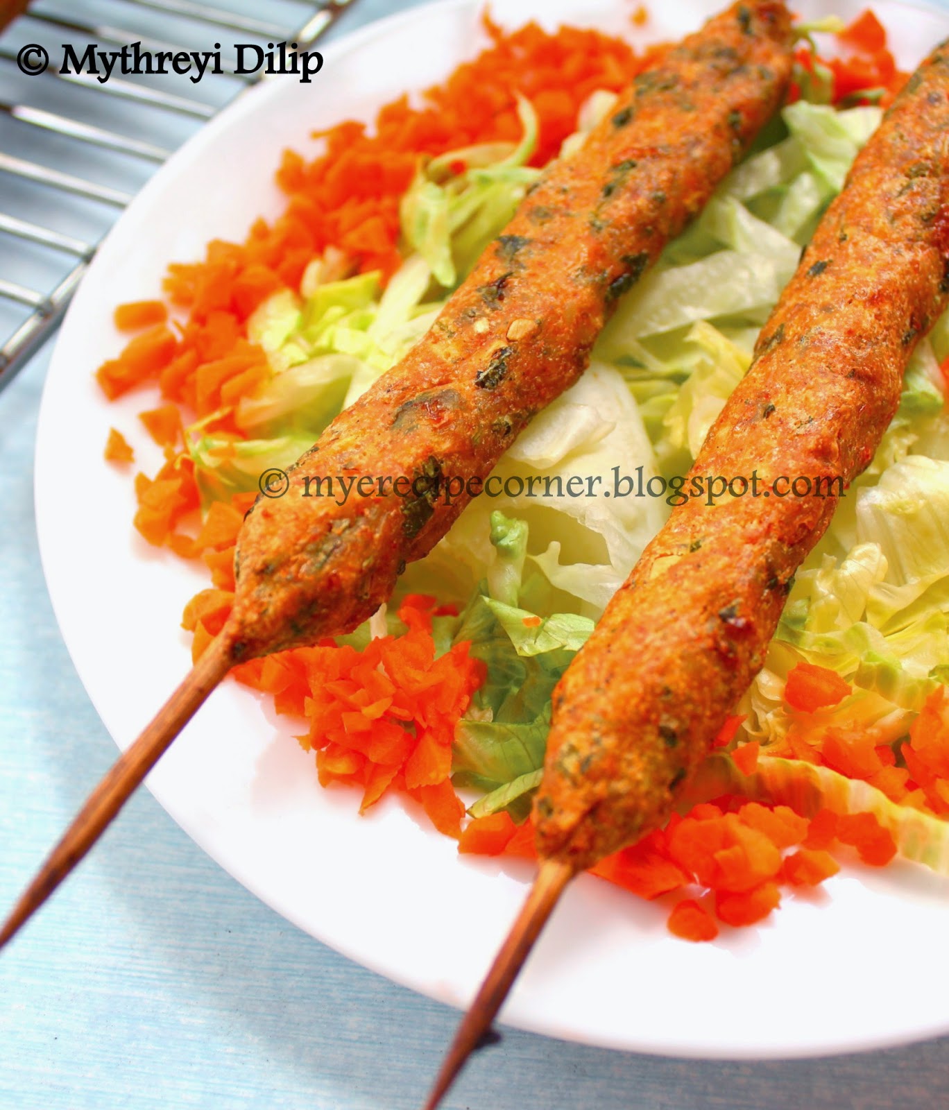 Mye's Kitchen: Chicken Seekh Kabab Recipe