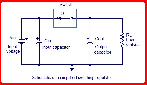 SKEMA RANGKAIAN AMPLIFIER: Switching regulator dan Step Down circuit