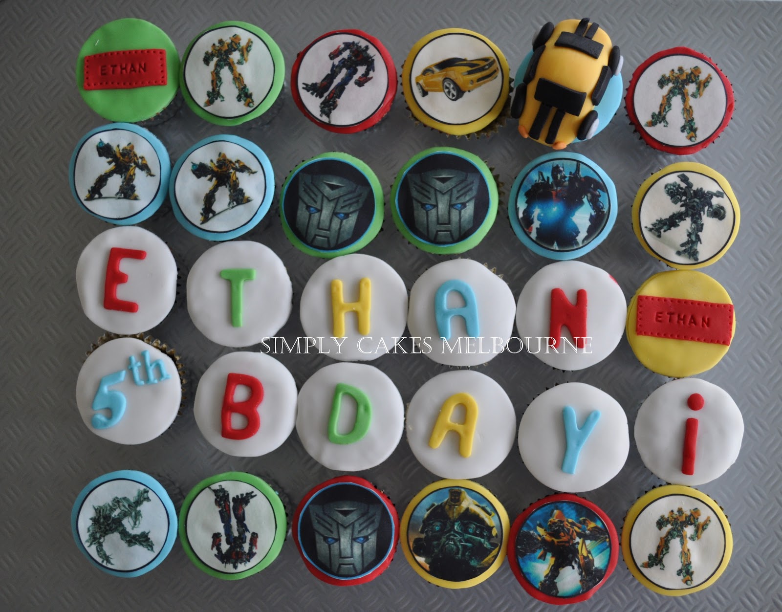 Simply Cakes Melbourne: Transformer cupcakes
