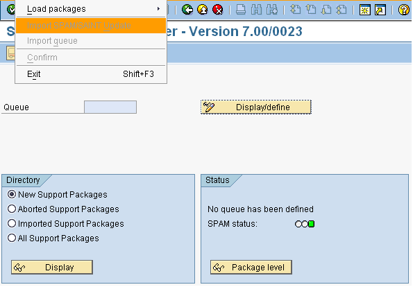 SAP : Knowledge Sharing Site: Steps to upgrade Support Pack Manager