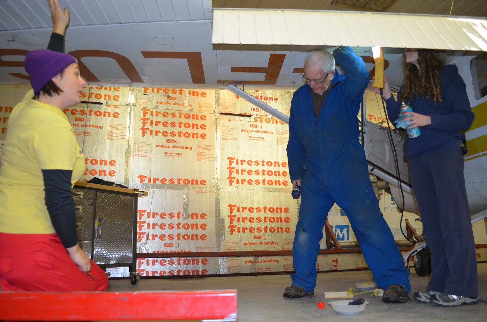 RAA Club Plane with 99s Cessna 150 C-FLUG at Lyncrest Airport, Winnipeg ...