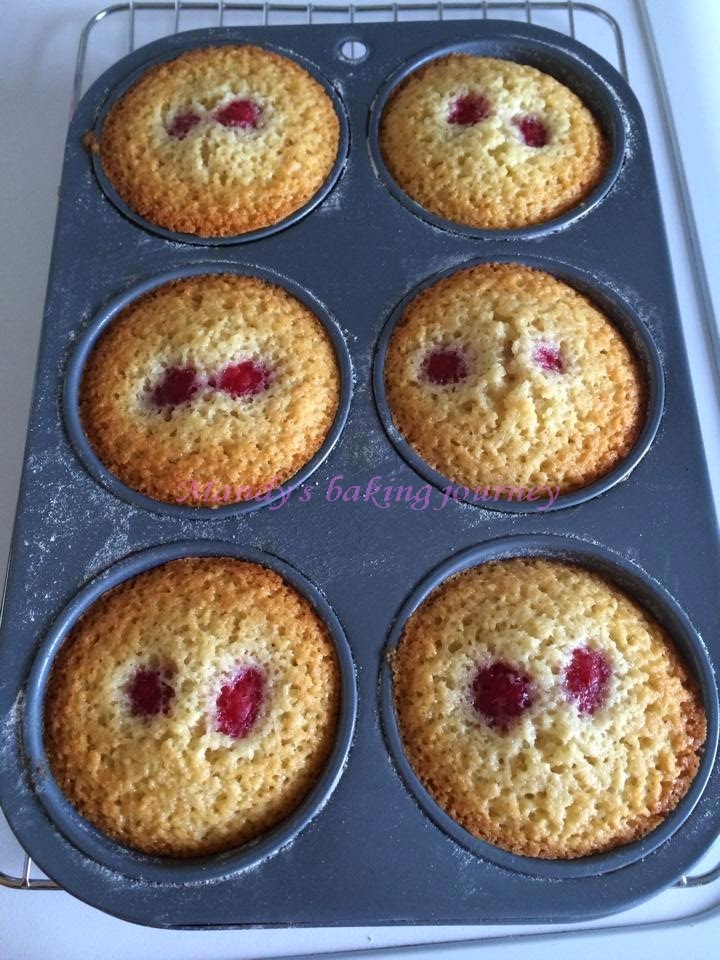 Mandy's baking journey: Raspberry Friands