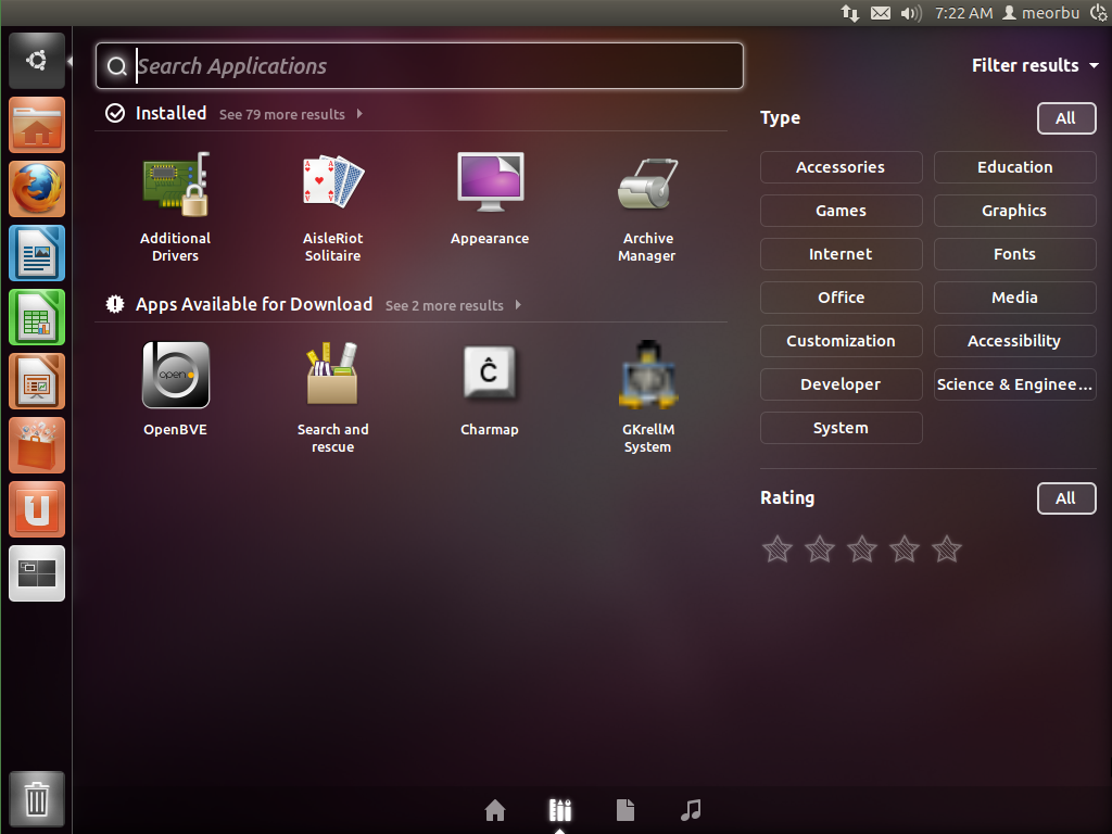sabily blogsphere: Ubuntu 11.10 Oneiric Ocelot - New Interface