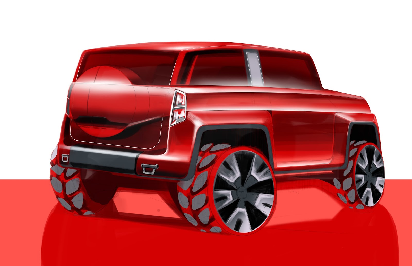 hjo design lab: 4X4 Offroader sketches + 'Mud Fun'