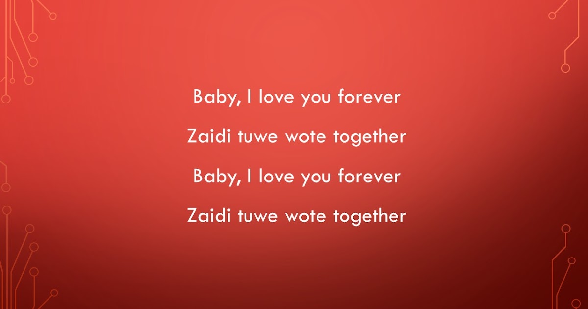 Lyrics RUBY : FOREVER - BREEZY BROWSE