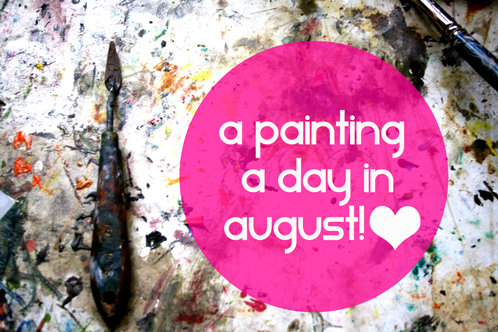 Day 1- A Painting A Day in August. | ERIKA LEE SEARS