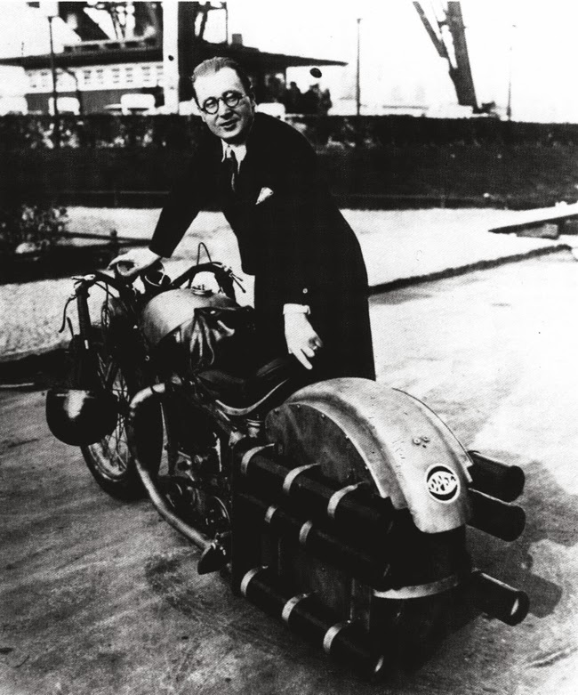 The 1928 Opel Rocket-Powered Motorcycle ~ Riding Vintage