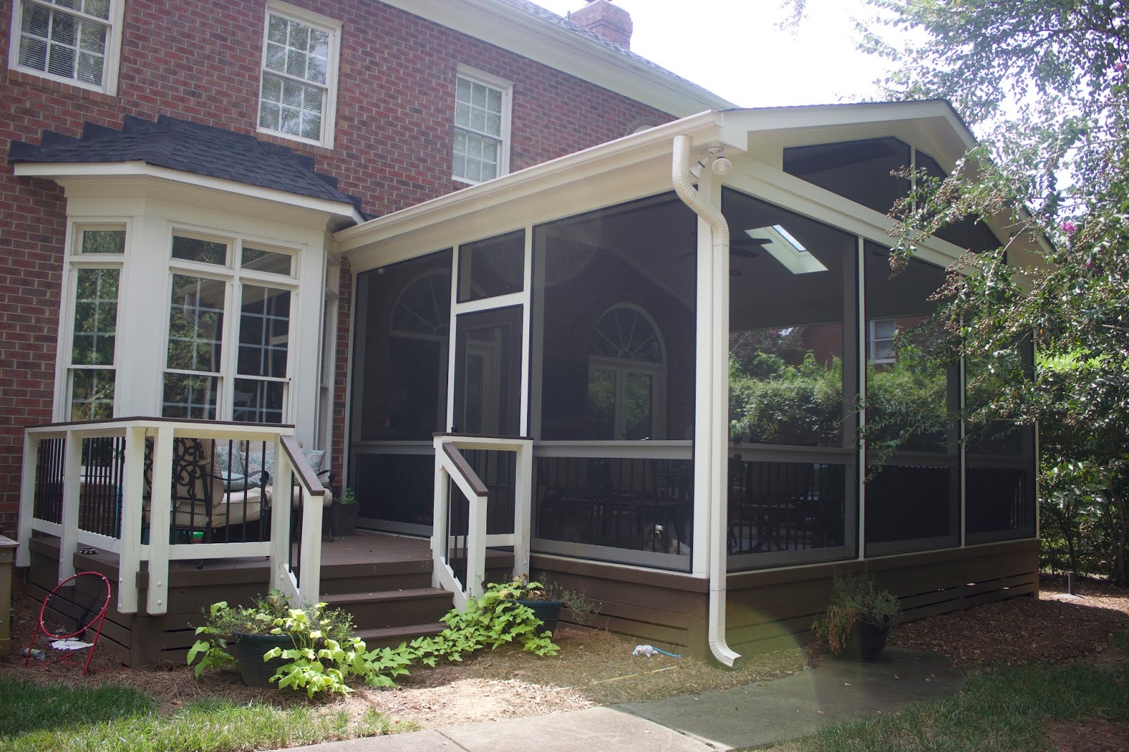 Our Screened-In Porch Addition - The Blush Magnolia