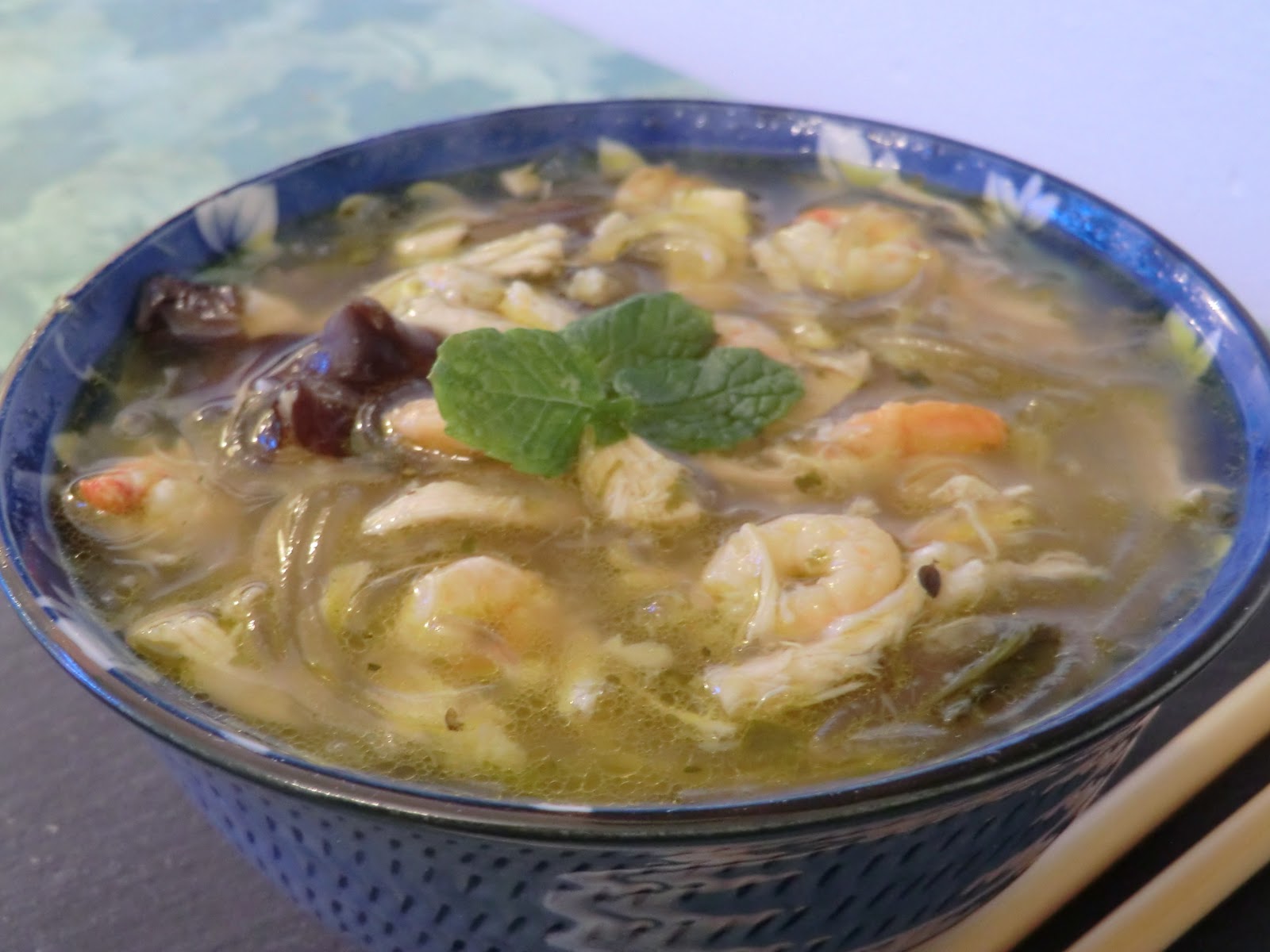 Soupe chinoise - Ma petite cuisine gourmande sans gluten ni lactose