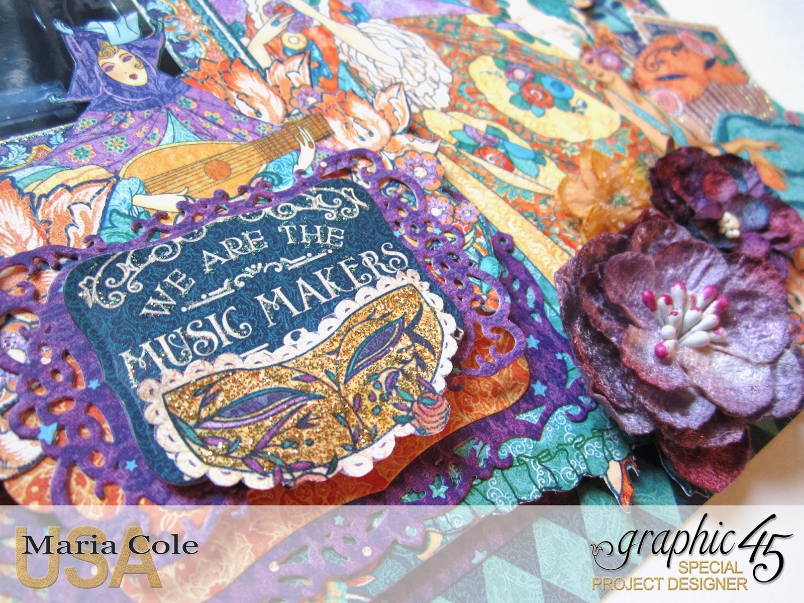 Paperiah: Graphic 45 Midnight Masquerade Layout