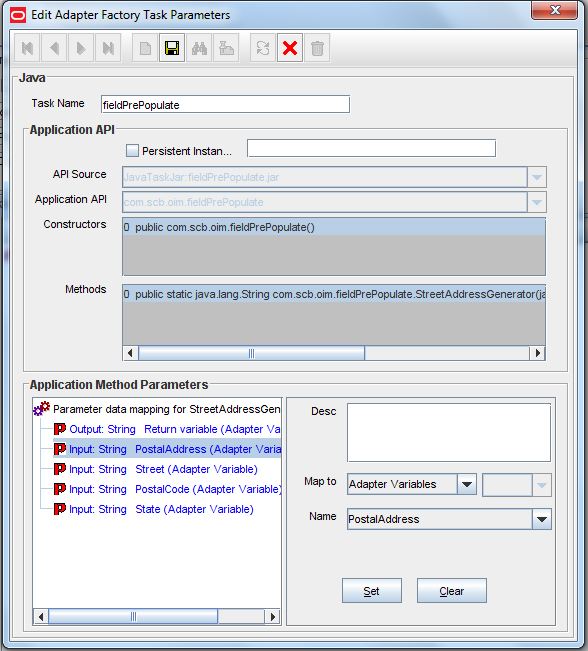 Oracle Identity Manager: Custom Prepopulate Adapter to pre-populate fields on Process Form in ...