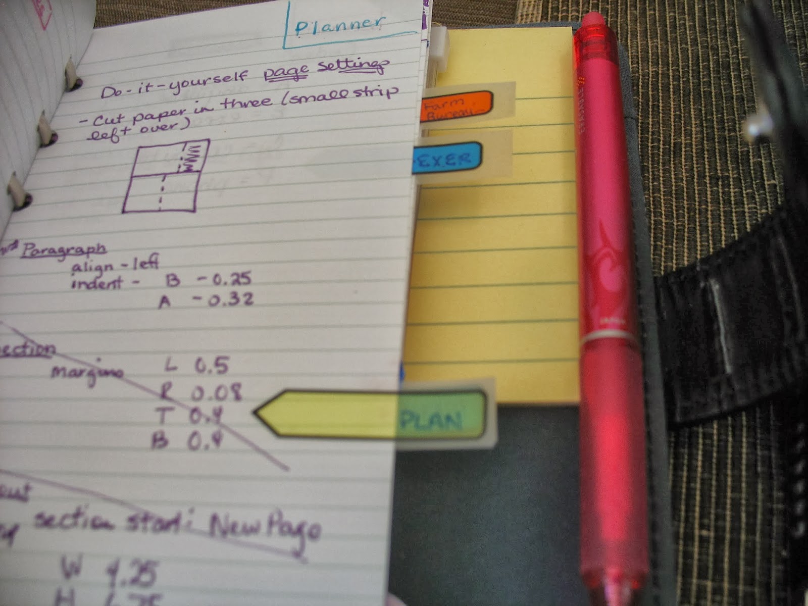 DIY Planner: Notepads Using Graph Paper Printables | Giftie Etcetera ...