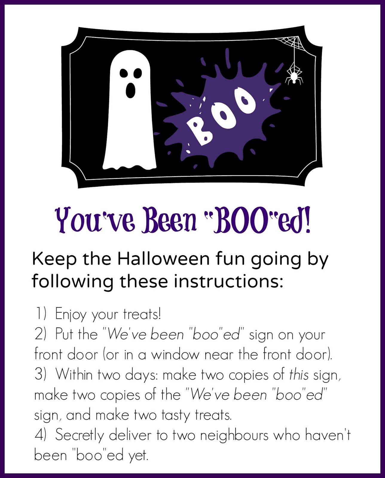 East Coast Mommy: Boo'ing... free printables