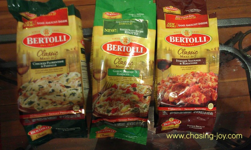 Taste Test & Bertolli Giveaway - Chasing Joy