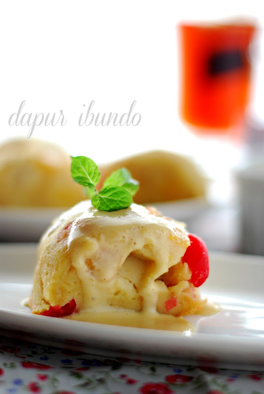 Puding Roti Cocktail Bakar - Recipe Masakan Lezat