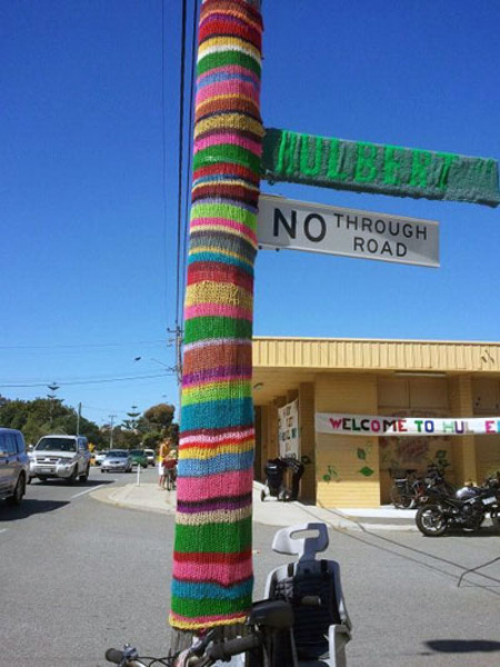 La Gallina Clueca: Yarnbombing (Guerrilla Crochet)
