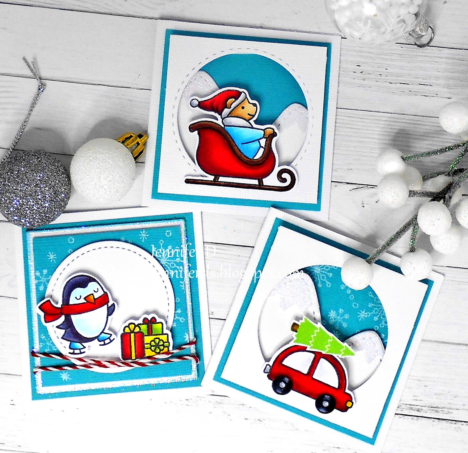 JenniferD's Blog: The Rubber Buggy Quick and Simple Gift Cards