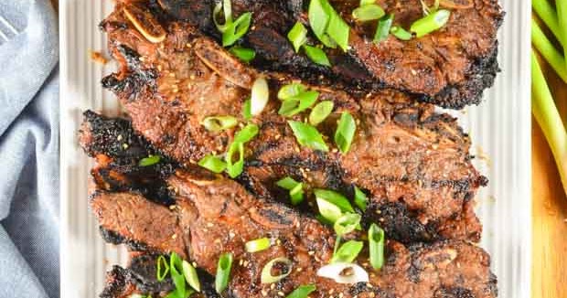 Galbi Korean BBQ Short Ribs | Serena Bakes Simply From Scratch