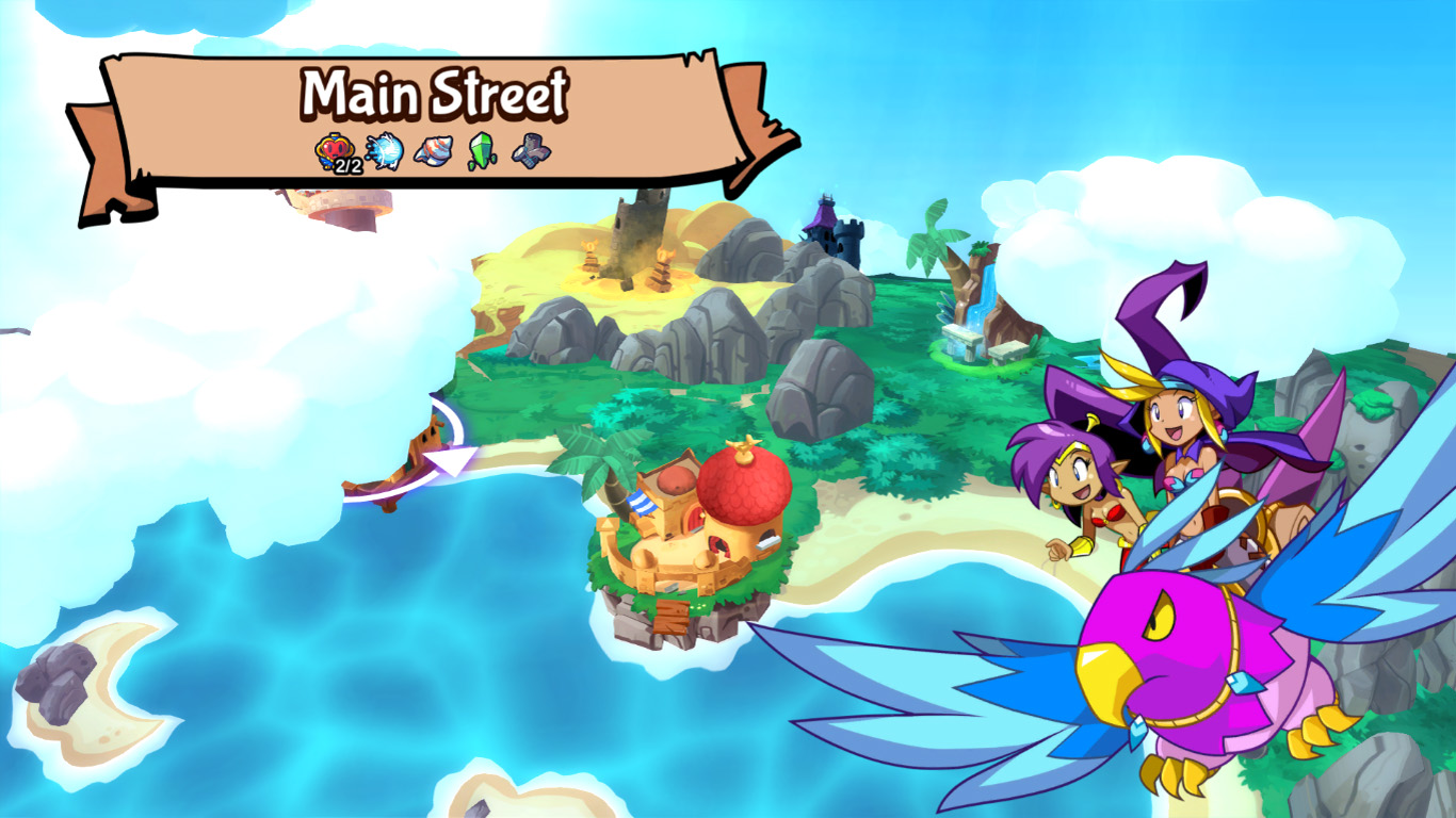Shantae: Half-Genie Hero ~ Main Street All Item locations
