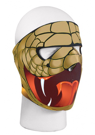 Random Fun Stuff: Neoprene Cobra Snake Full Face Mask