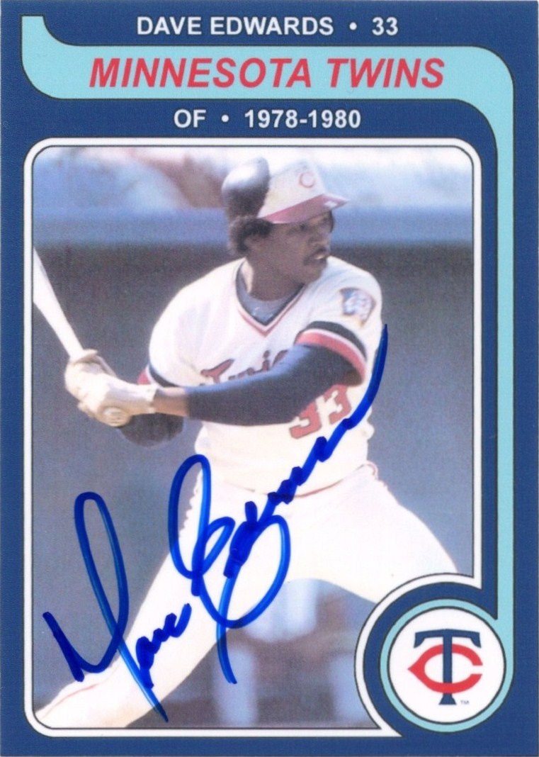 Minnesota Sports Autograph Project: DAVE EDWARDS