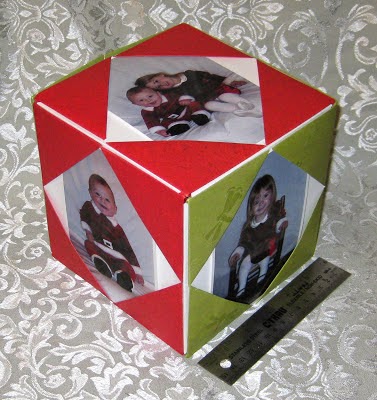 simple crafts making: Origami photo frame and photo cube making