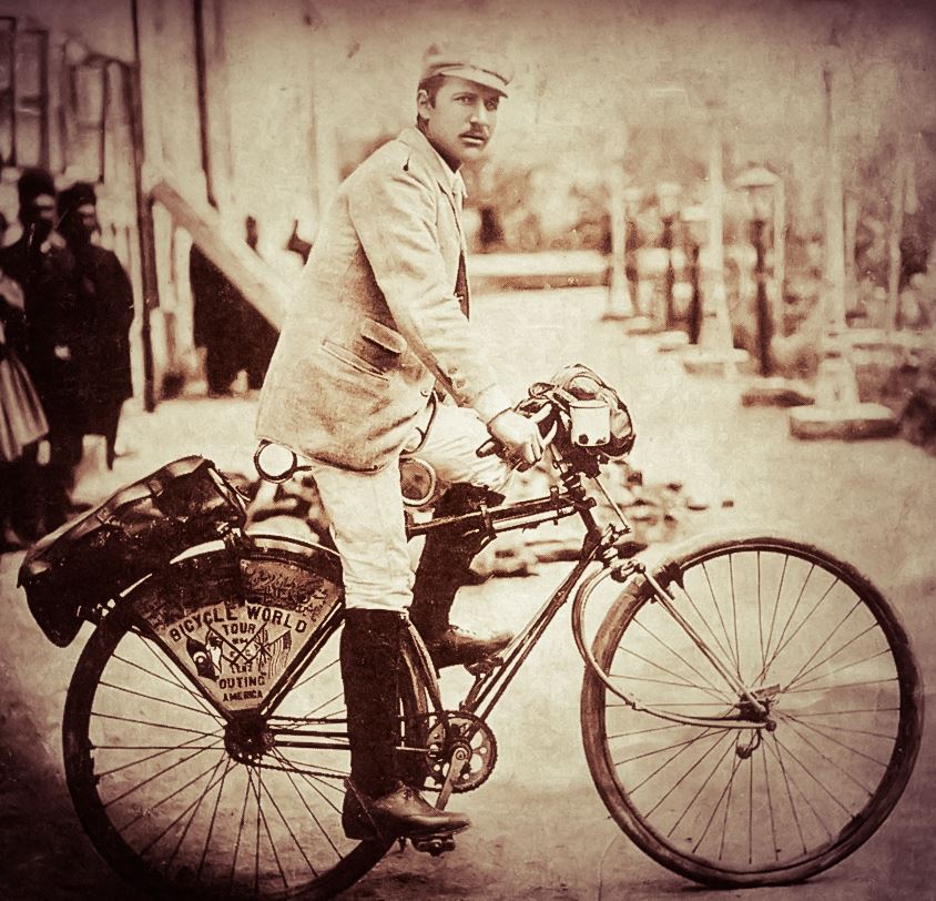 Just A Car Guy: Frank Lenz declared he would ride around the world solo ...