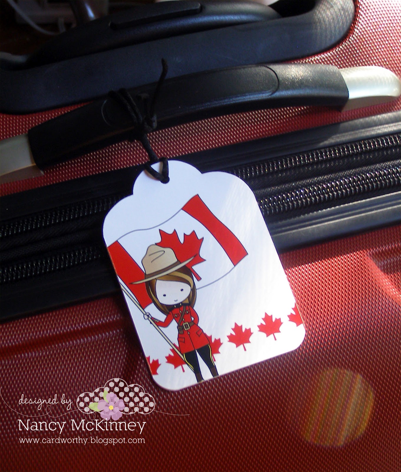 Card Worthy: Release Day at TE-Luggage Tag