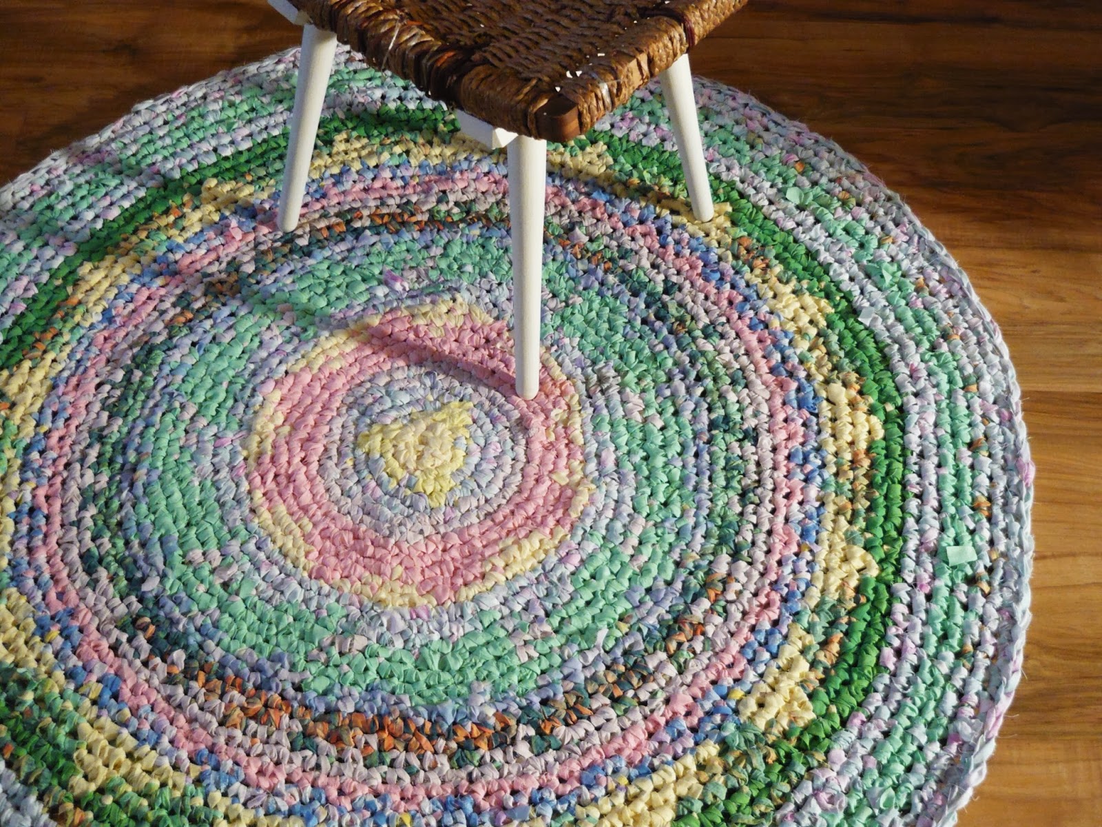 Cinober's Elixir: Candy Crown Rag Rug