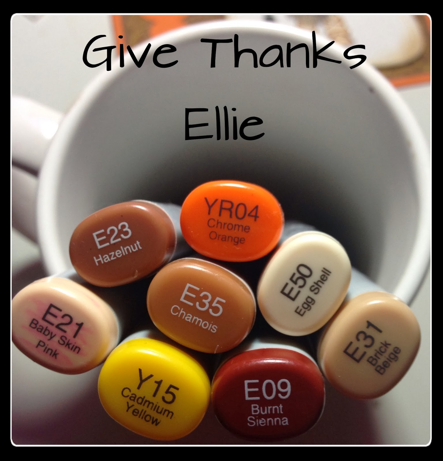 Where I Create!: Give Thanks Ellie Card for Fall